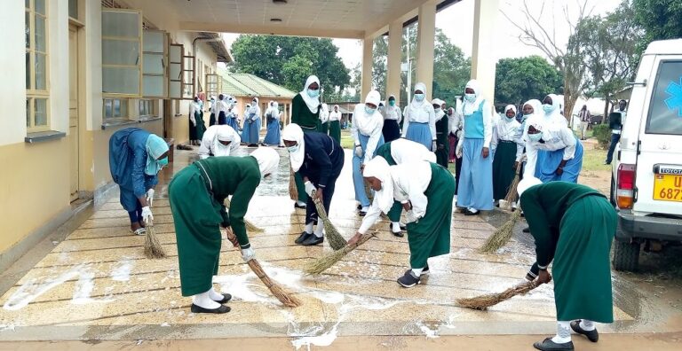 Ibun Baz Girls School cleans Iganga Hospital to mark 20 years of ...