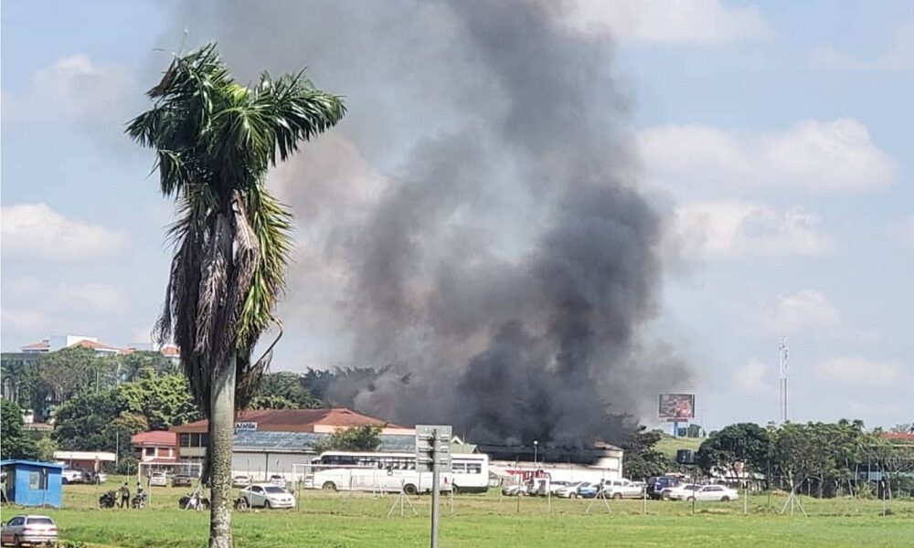 Property worth billions lost as Fire guts Entebbe Airport Warehouse ...