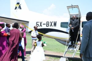PICTORIAL: Rwenzururu King Charles Wesley Mumbere finally returns home