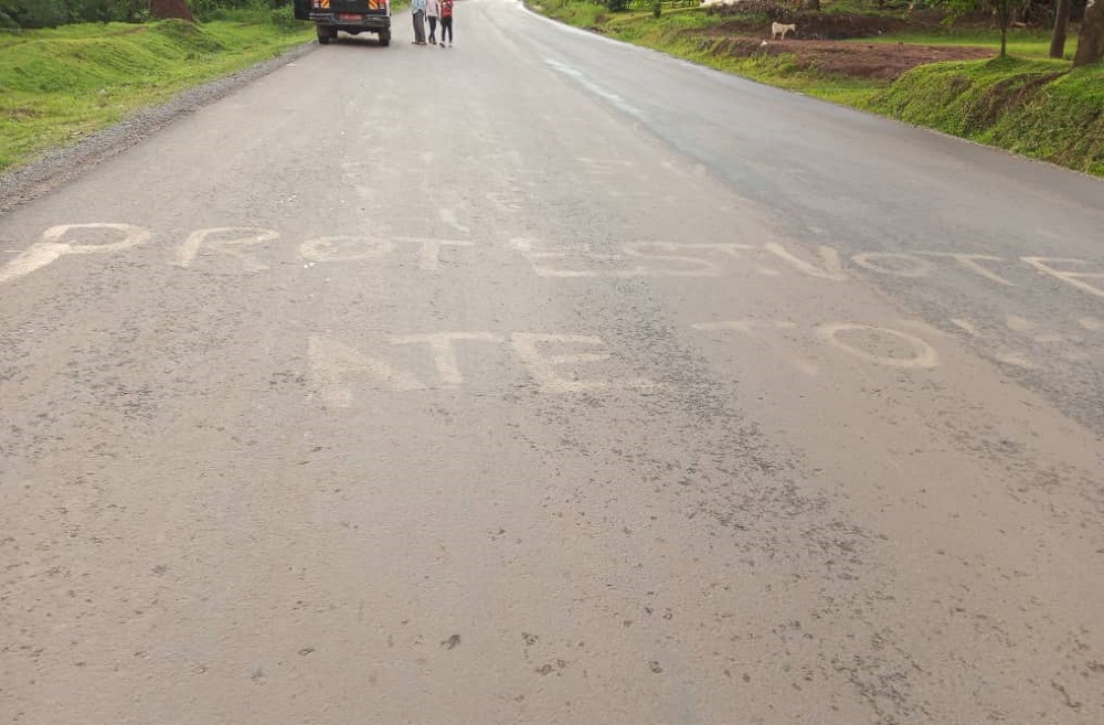 Suspect behind ‘Protest Vote’ graffiti on Kampala–Kiboga highway ...